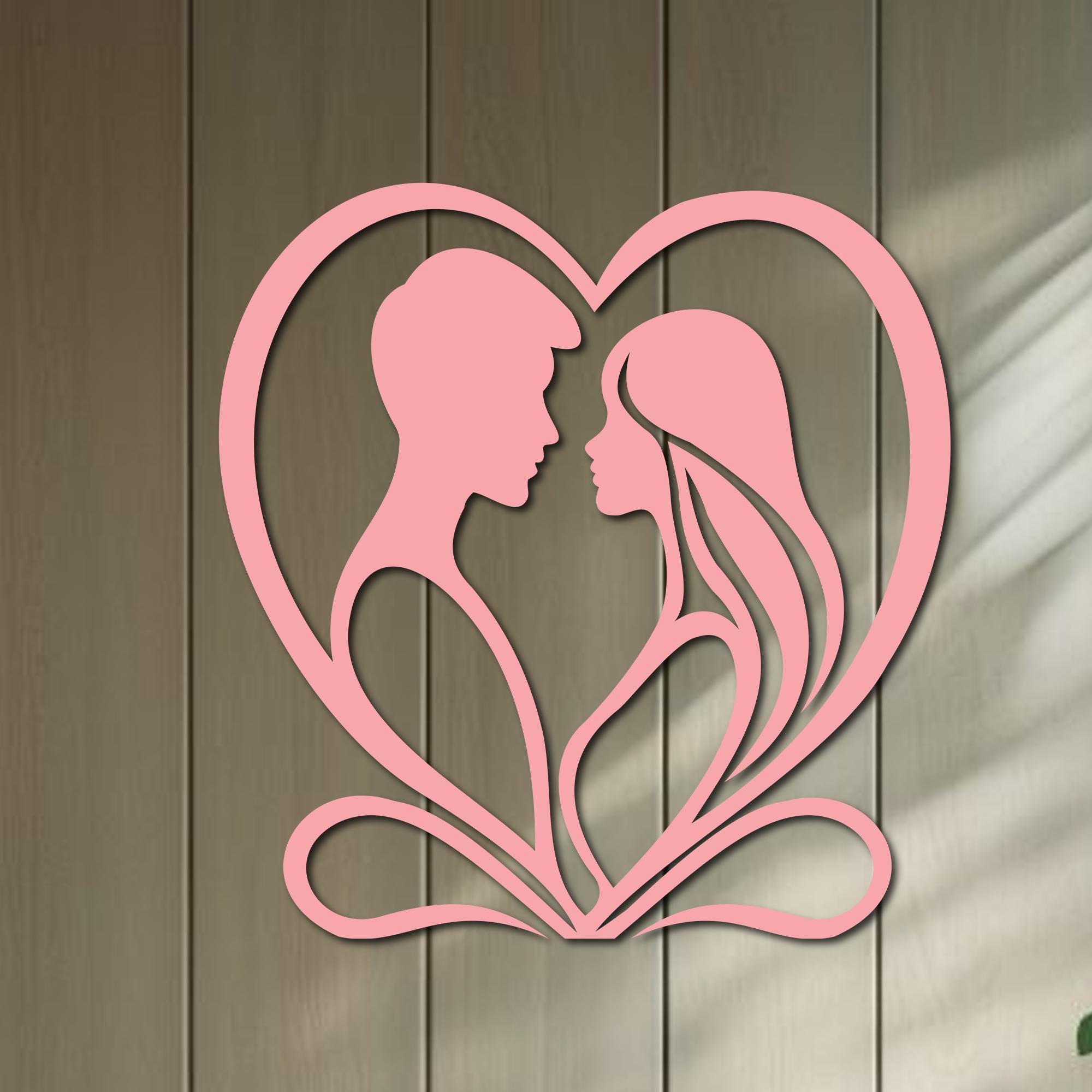 Couple Hearts Laser Cut File, Romantic Gift (svg, Pdf, Eps, Dxf). - Etsy