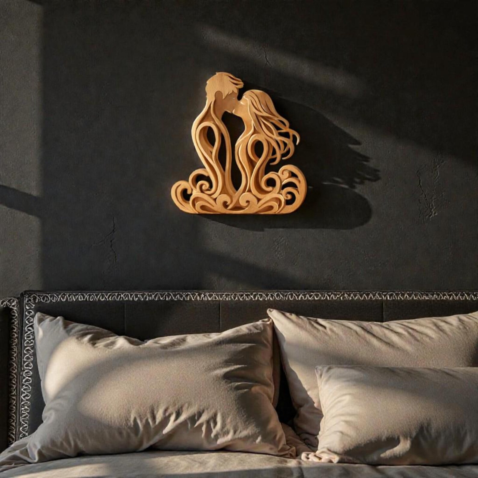 Laser Cut Couple Sculpture, Romantic Wood Art (svg, Png, Dxf, Pdf) - Etsy