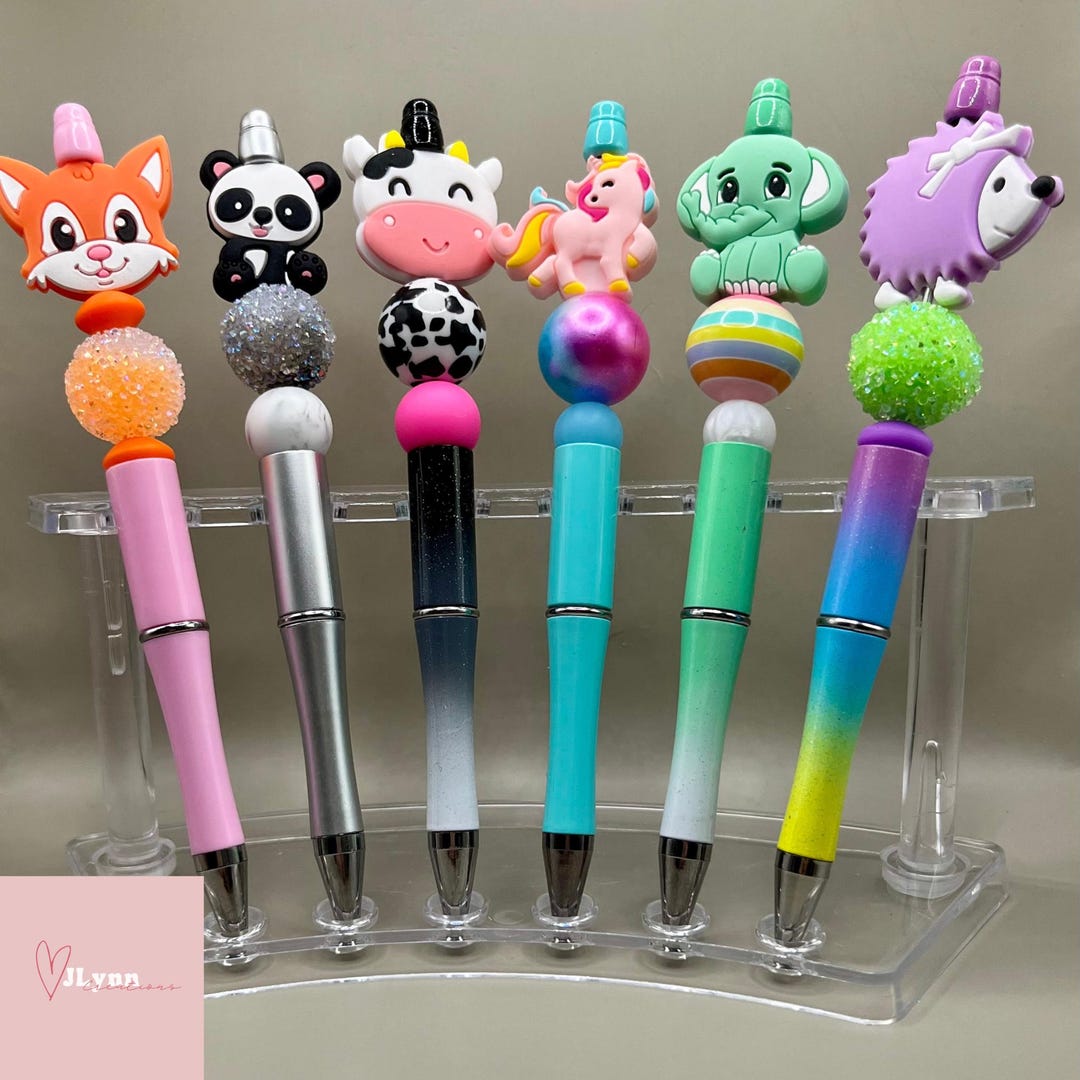 Animal Beaded Pens Series 4 // Cute Beaded Pens // Ballpoint Beaded ...