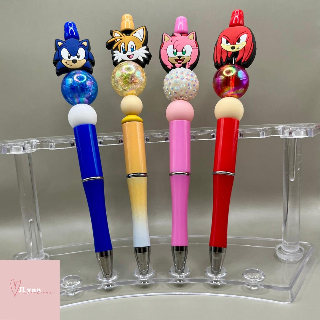 Sonic the Hedgehog and Friends Beaded Pens // Character Beaded Pens ...