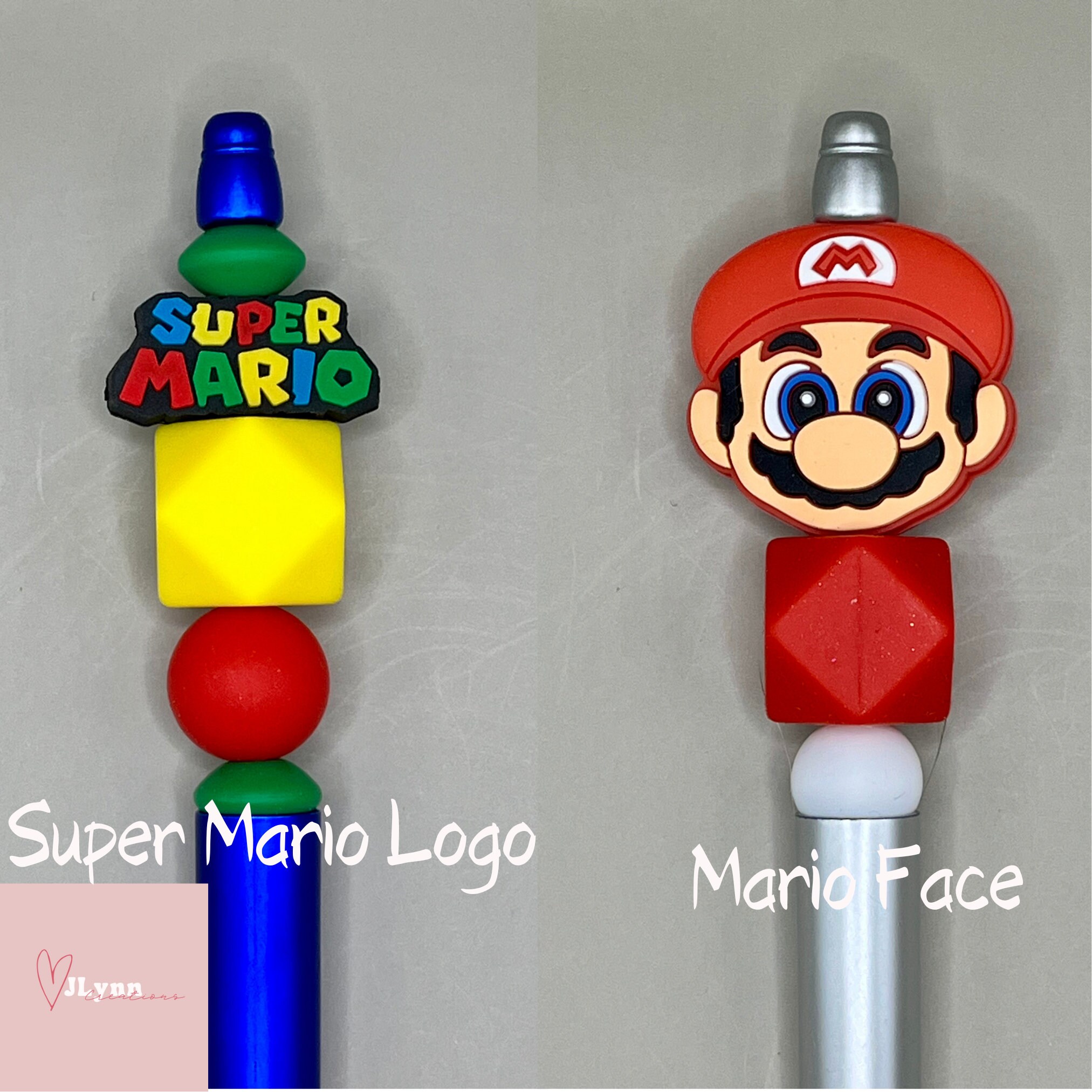 Super Mario Bros Beaded Pens // Mario Bros Beaded Pens // Character ...