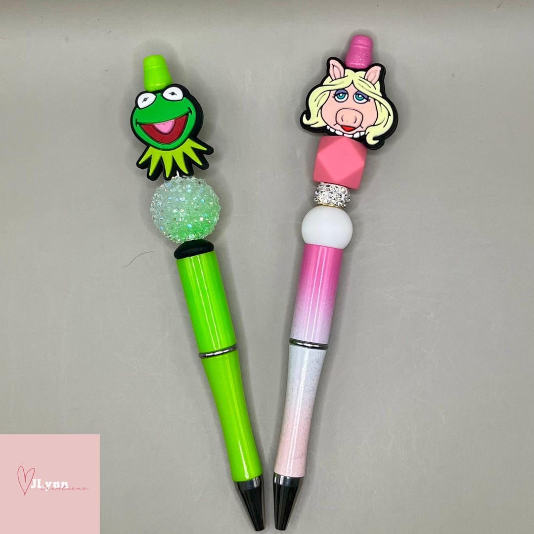 Muppets Beaded Pens // Cute Character Beaded Pens // Kermit Beaded Pen ...