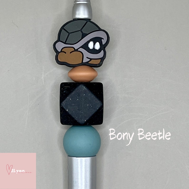 Super Mario Bros Beaded Pens // Mario Bros Beaded Pens // Character ...