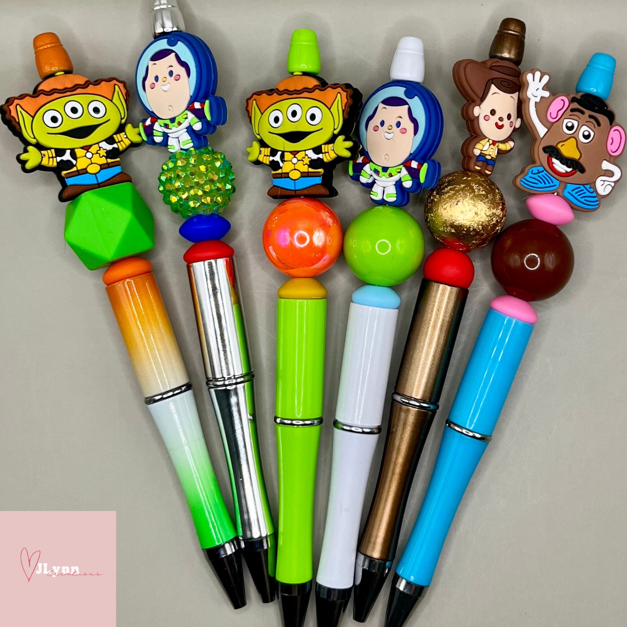Toy Story Beaded Pen // Disney Beaded Pens // Character Beaded Pens ...