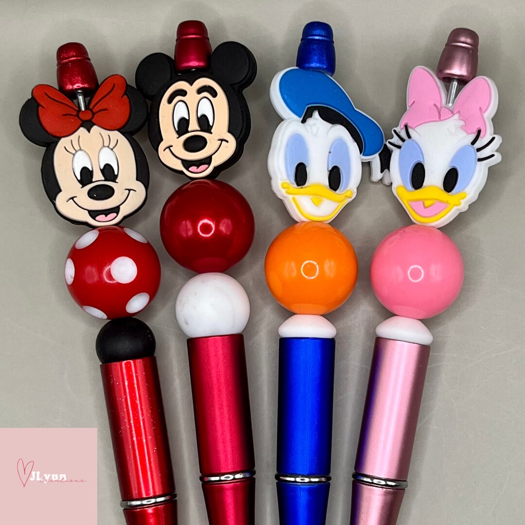 Mickey and Friends Beaded Pens // Disney Beaded Pens // Disney ...