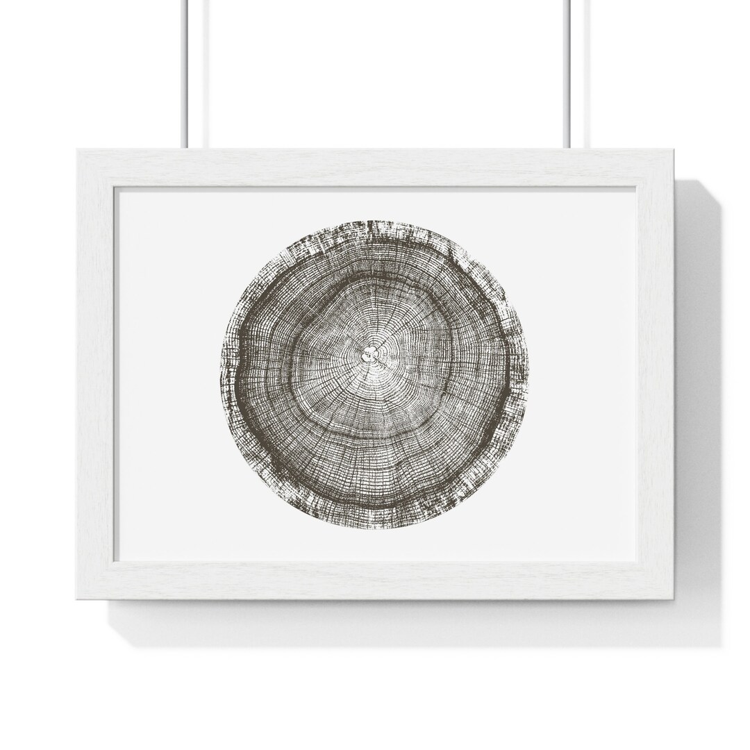 Tree Stump Poster Horizontal Framed Poster - Etsy