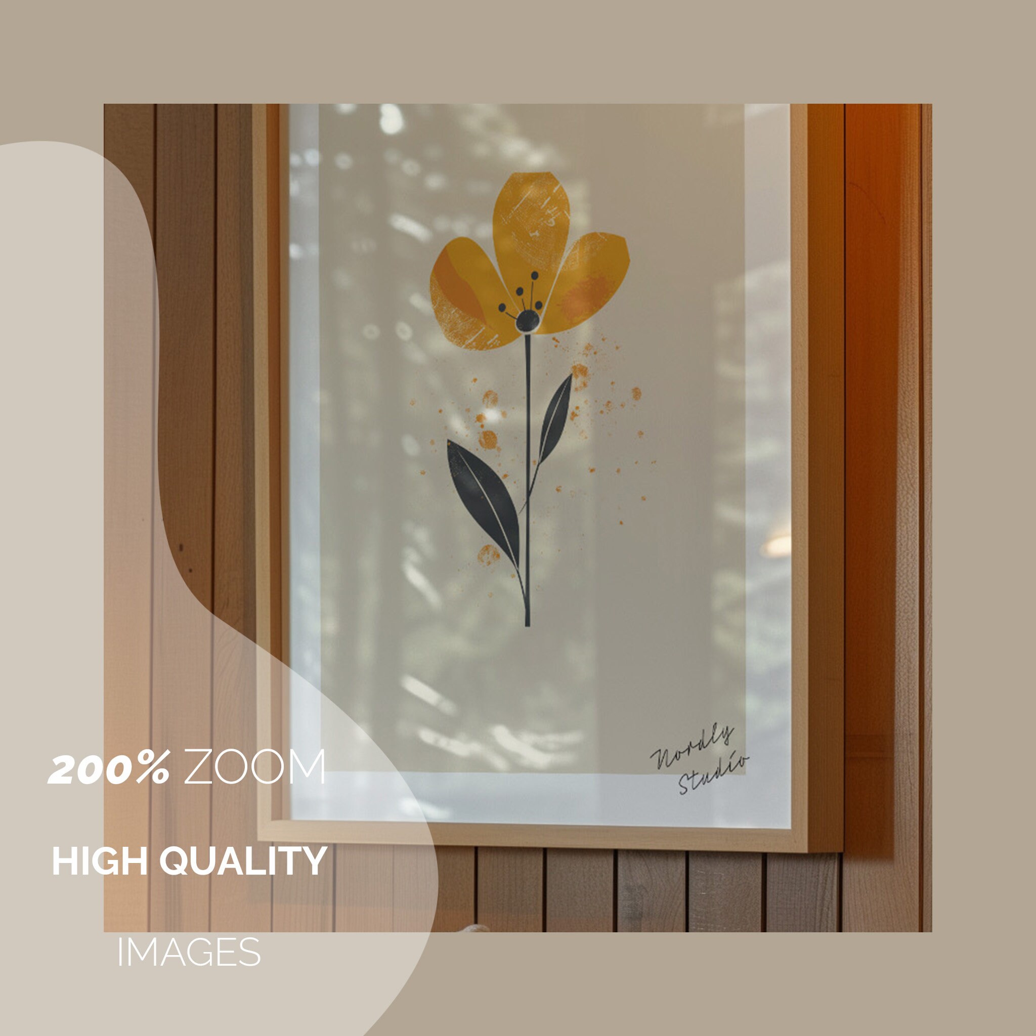 DIN A Vertical Frame Photoshop Mockup Template for Wall Art, ISO A1 ...