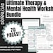 Inner Strength Mental Health Worksheet Bundle, CBT Printable Worksheets ...
