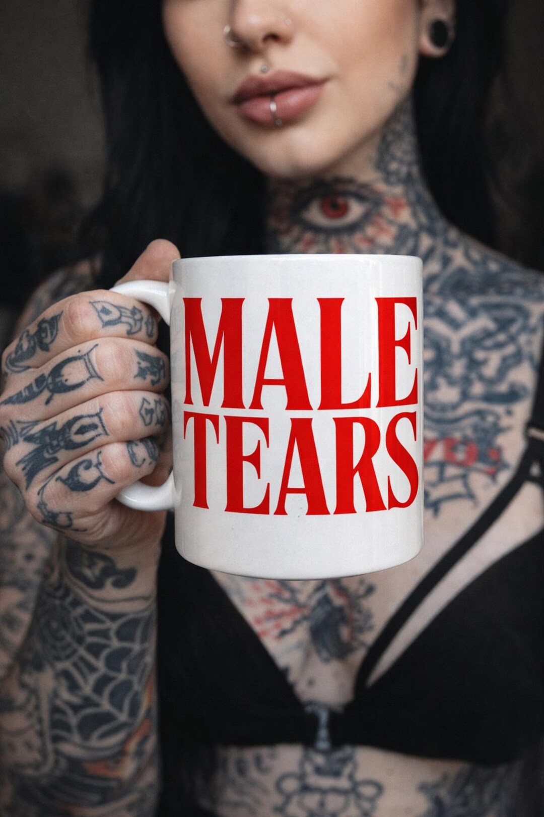 Male Tears Mug | Red Vintage Coffee Cup 11oz 15oz - Etsy