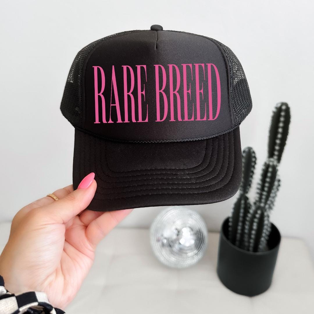 Rare Breed Embroidered Trucker Hat, Trendy Tucker Hat, Hats for Her ...