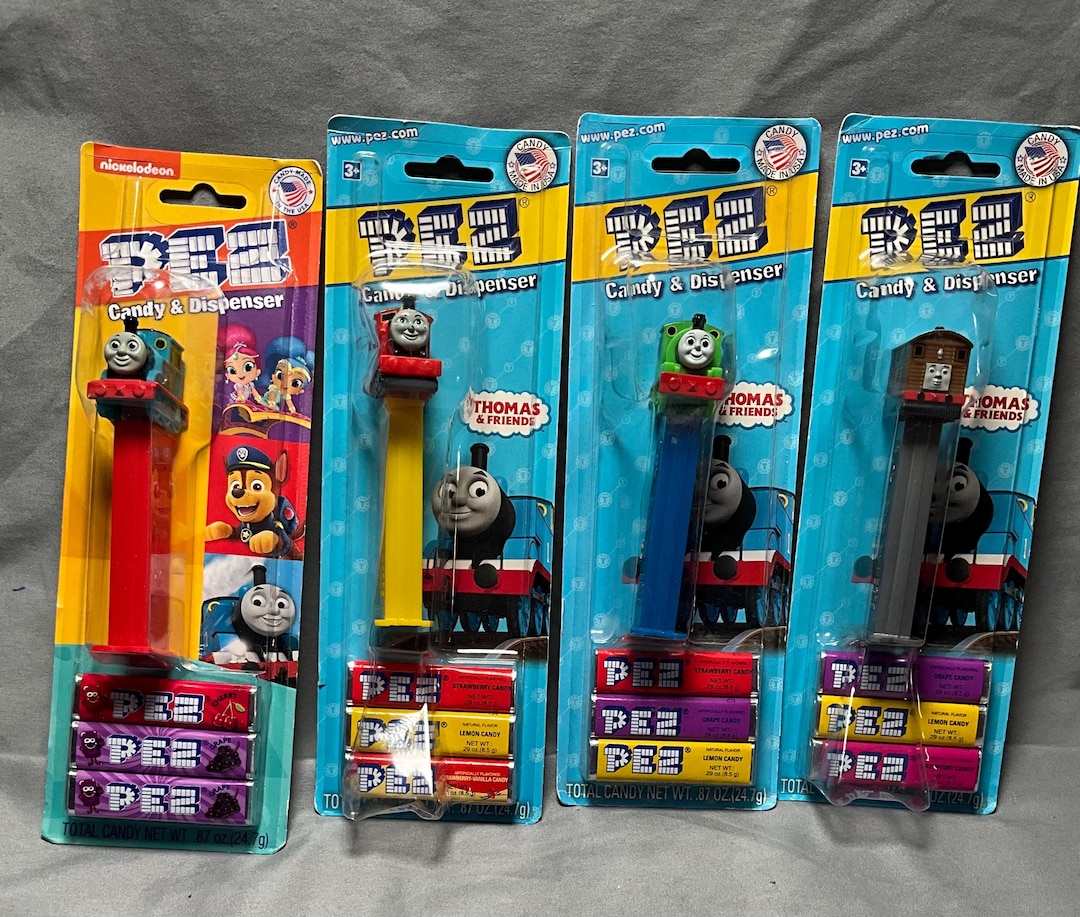 Thomas the Train Pez. Engines 1,5, 6 &7. Collectible (549) - Etsy