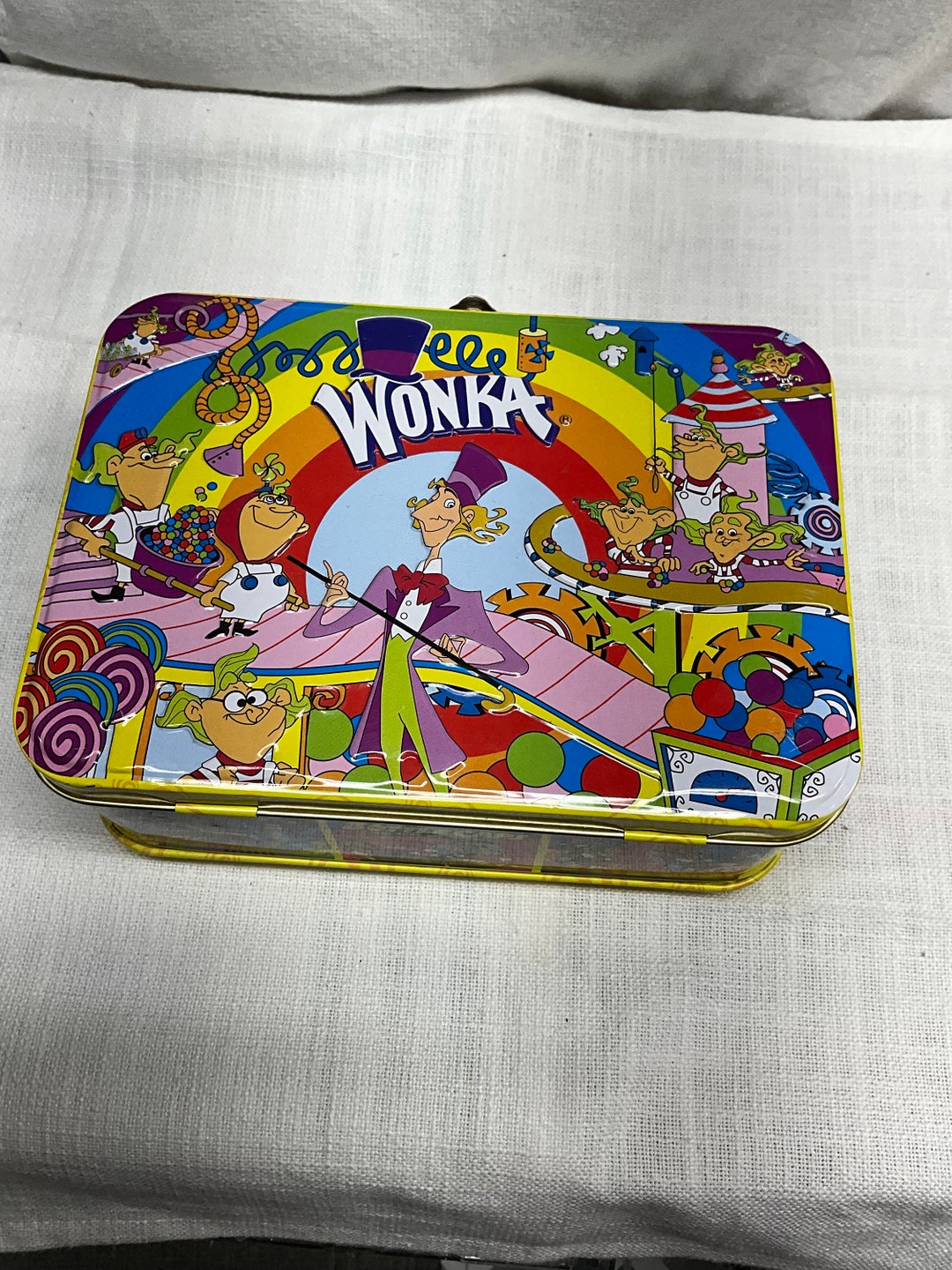 Willy Wonka Metal Lunch Box - Etsy