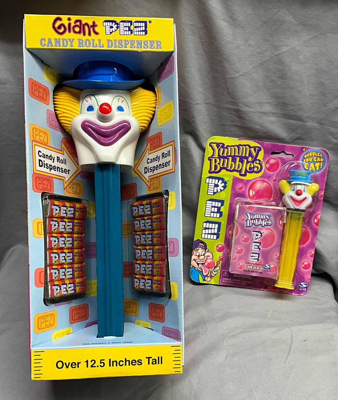 Giant Clown Pez and Yummy Bubbles Clown Pez - Etsy