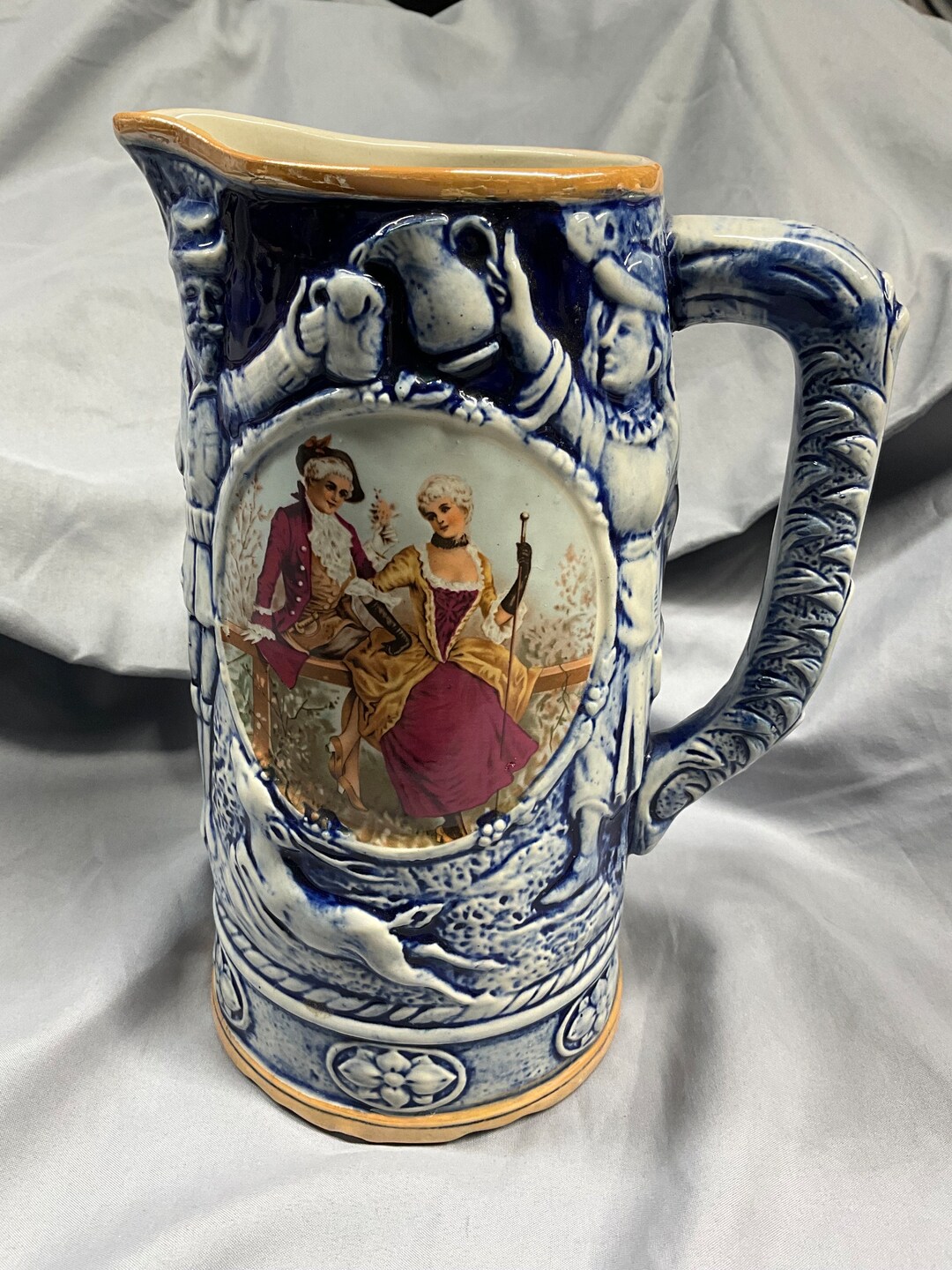 Vintage Victorian Ceramic Water Pitcher. 95 - Etsy