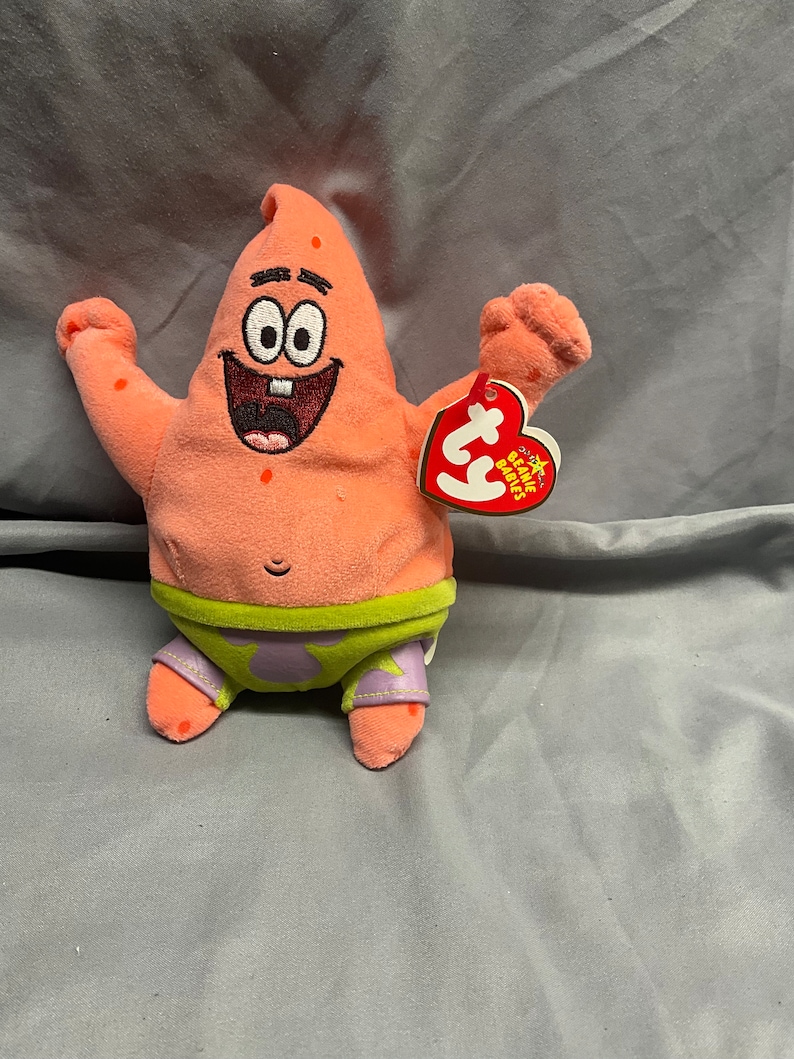TY Beanie Baby Patrick Star - Etsy