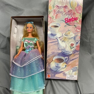 Mattel Avon Exclusive Special Edition Spring Tea Party Barbie - Etsy