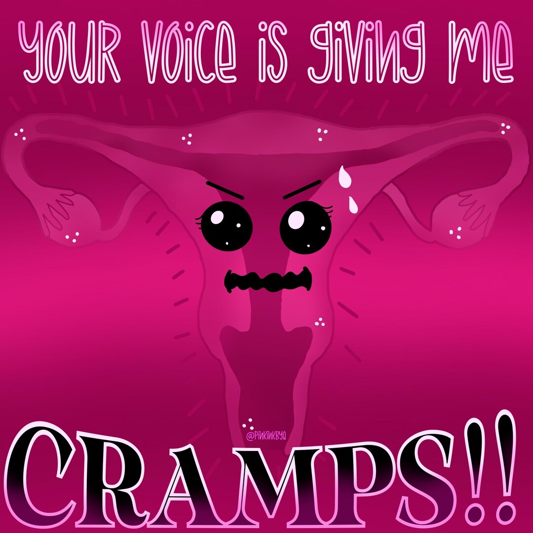 Irritated Uterus Sticker - Etsy