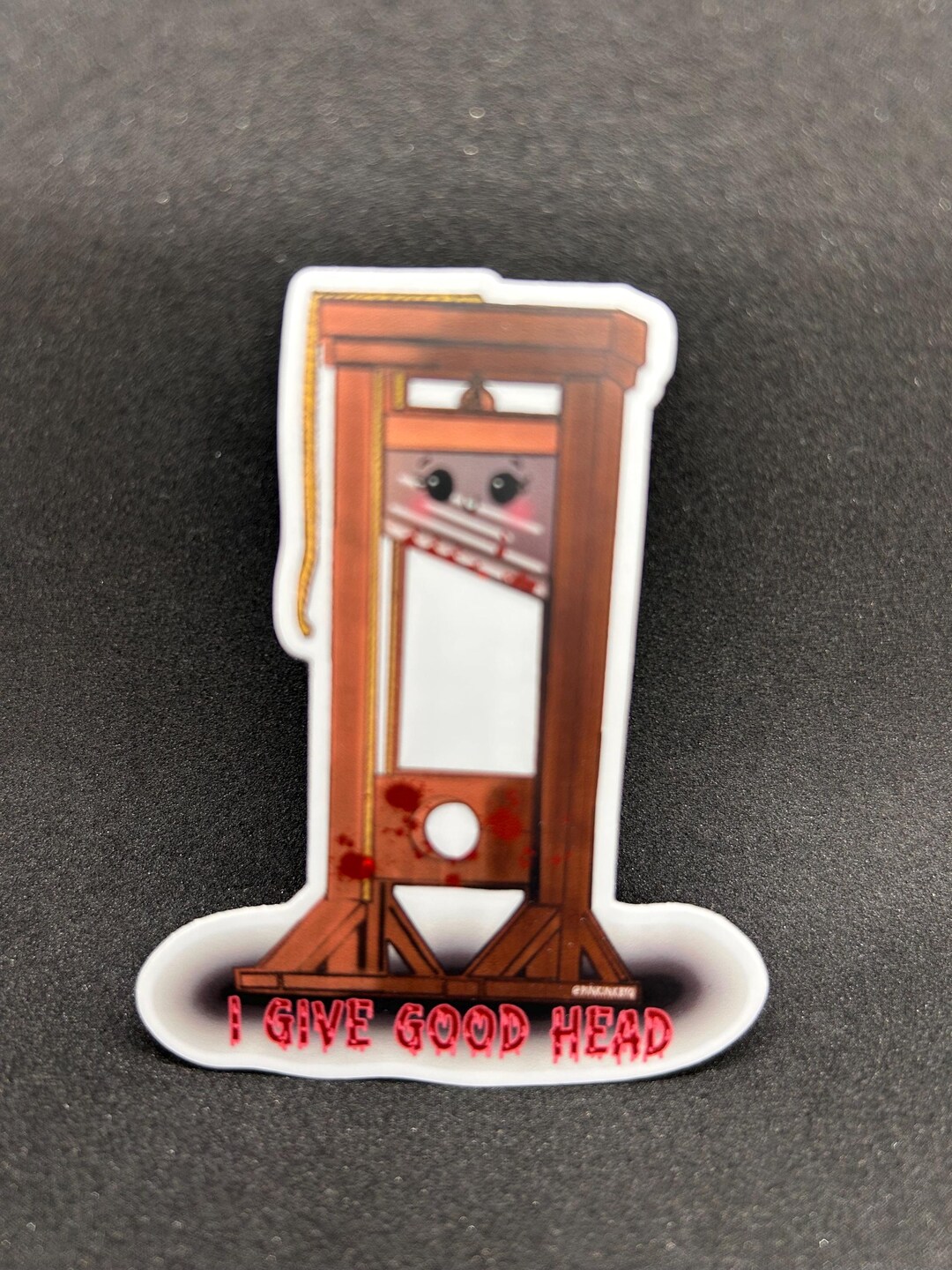 Lil Miss Guillotine Sticker - Etsy