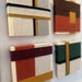 Abstract Textile Artworks Created by Hand Weaving and Wrapping Multi ...
