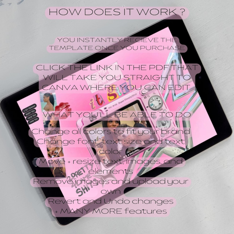 Pink Aesthetic Y2K It Girl Wallpaper | MacBook Wallpaper | iPad ...
