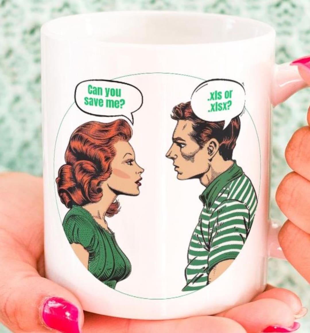 Funny Excel Jumbo Mug, 20oz, Excel Spreadsheet Humor, Data Analyst ...