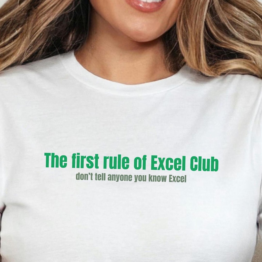 Excel Spreadsheet T-shirt, Admin Shirt, Excel Spreadsheet Humor, Data ...