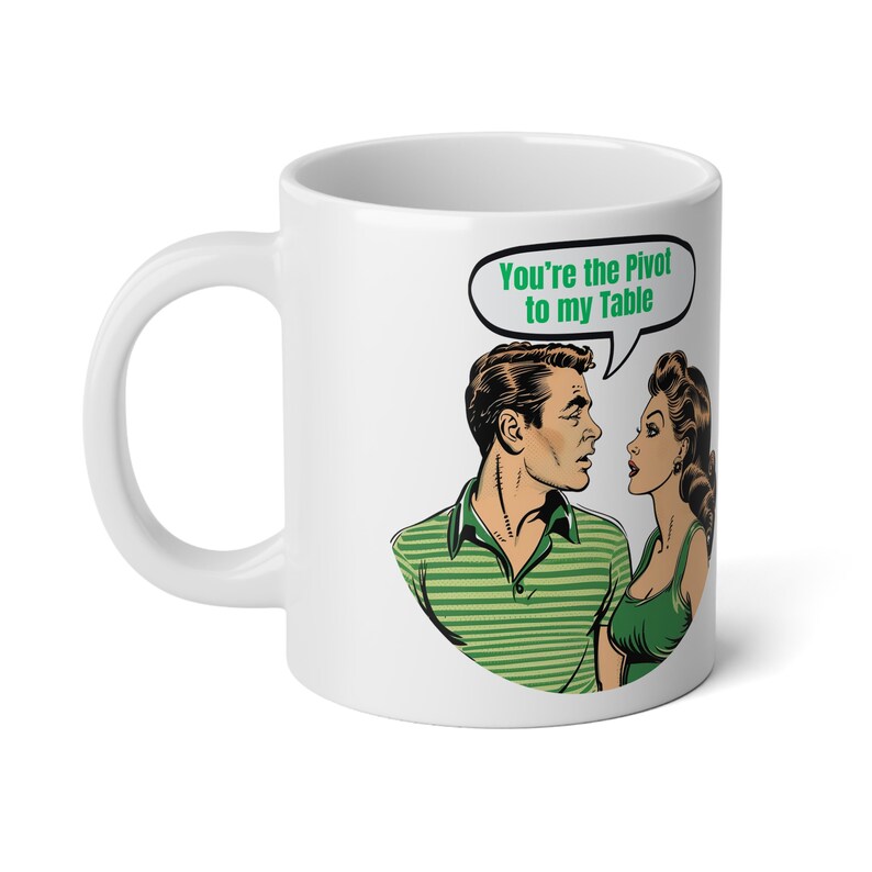Pivot Table Excel Jumbo Mug, 20oz, Excel Spreadsheet Humor, Data ...