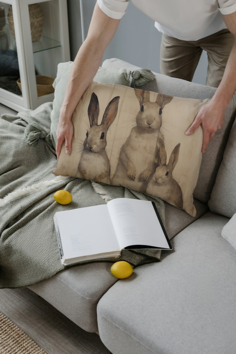 Rabbit Family Wall Art, Digital Print, Elegant Printable Wall Art ...