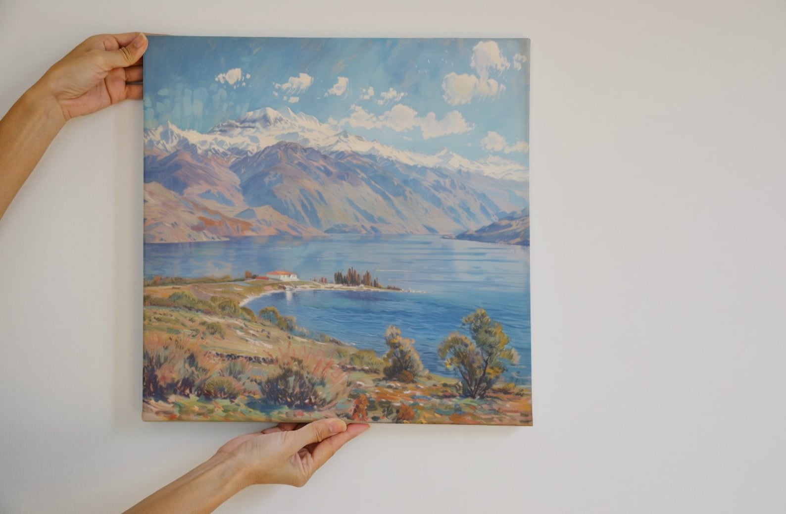 Vintage Chile Wall Art Painting, Instant Digital Download, Scenic ...