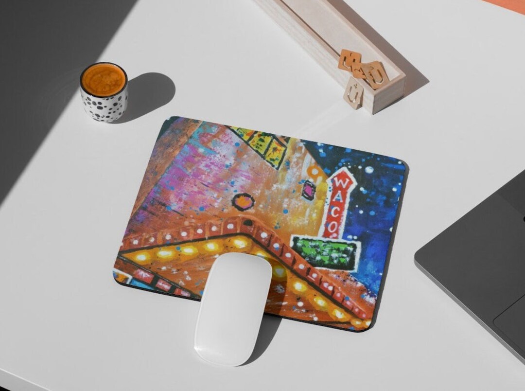 Waco, Texas Mouse Pad (rectangle) - Original Art on 9" X 8" Pad ...