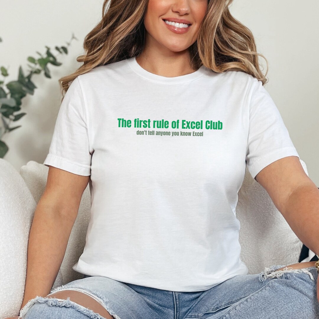 Excel Spreadsheet T-shirt, Admin Shirt, Excel Spreadsheet Humor, Data ...