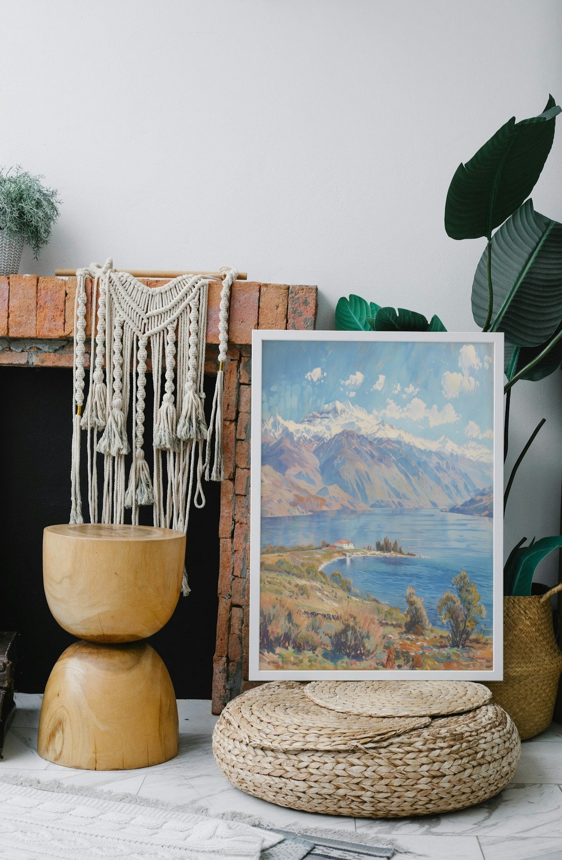 Vintage Chile Wall Art Painting, Instant Digital Download, Scenic ...