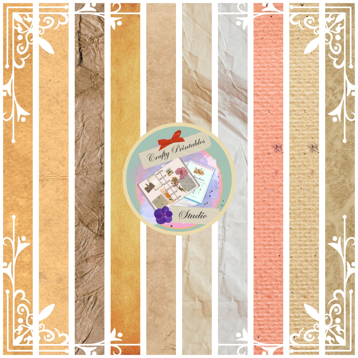 Textured Digital Paper Old Paper | Vintage Paper, Old Paper, Printable ...