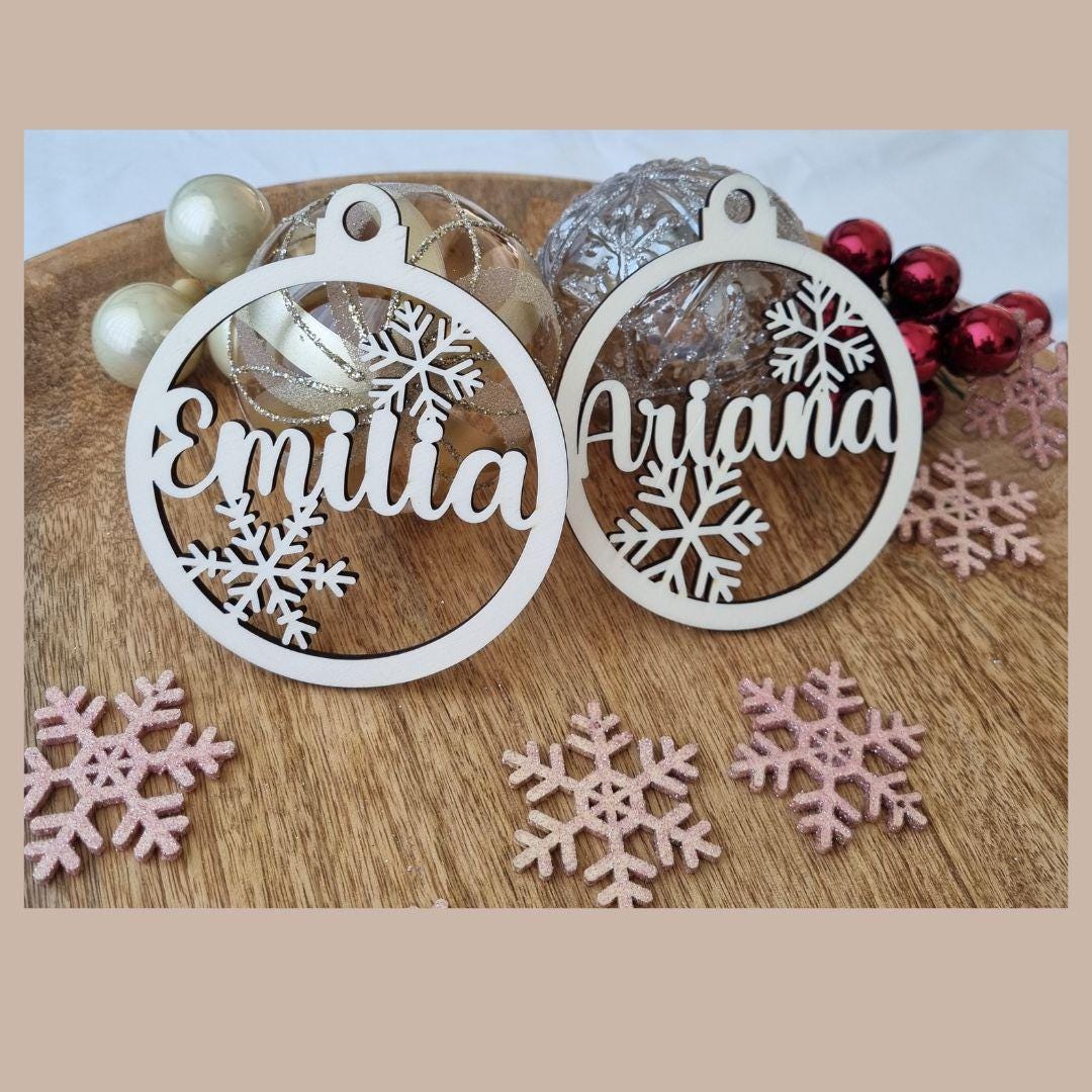 Personalized Christmas Tree Ornaments - Christmas Tree Decorations ...