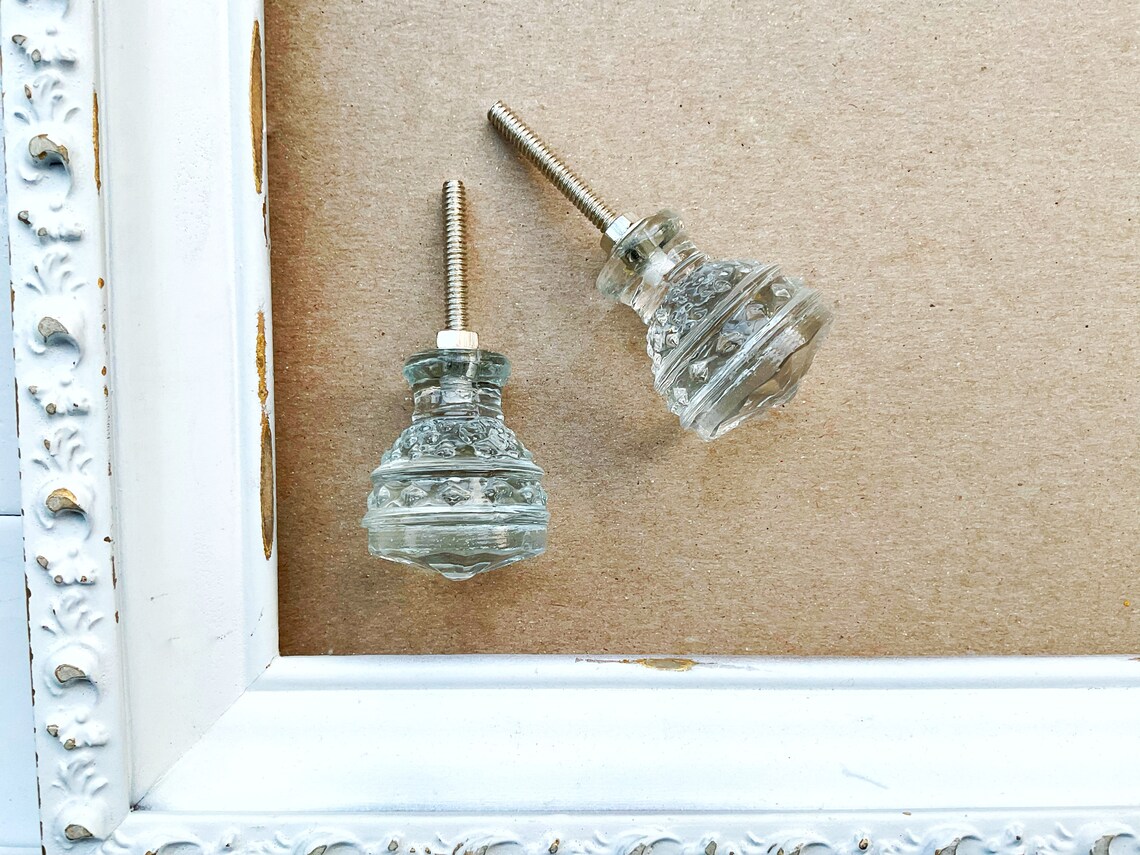 Art Deco Style Glass Drawer Knobs ,antique Pantry Cabinet Knobs ...