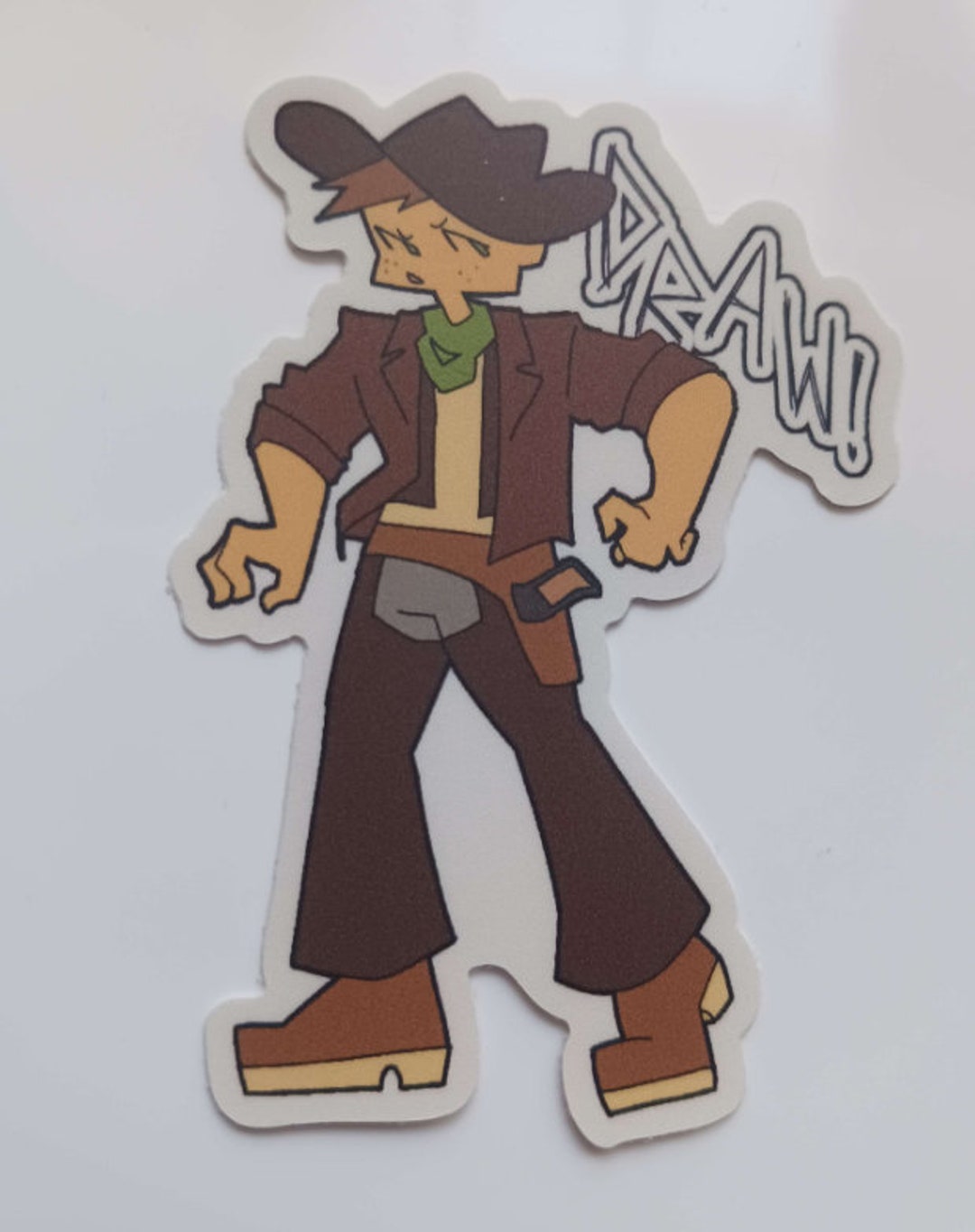 Cowboy Dean Winchester From Supernatural Sticker - Etsy