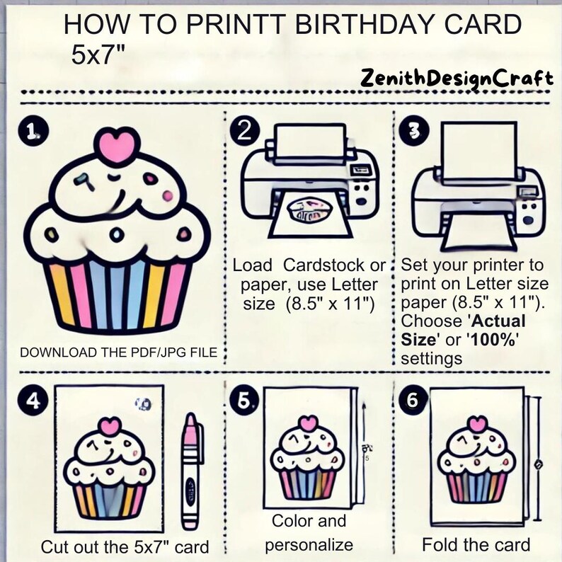 Printable Colorable Birthday Card for Kids, Underwater Birthday Bash ...