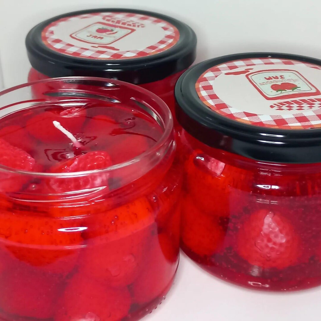 Strawberry Jam Candle - Etsy