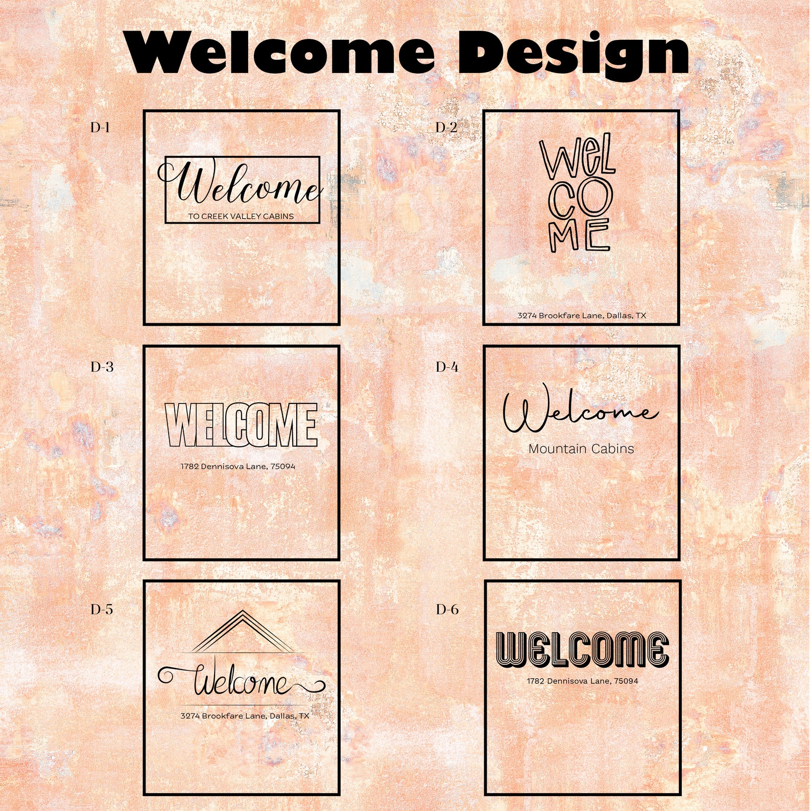 Custom Welcome Design Binder, Leather Binder, Welcome Design Binder, 3 ...
