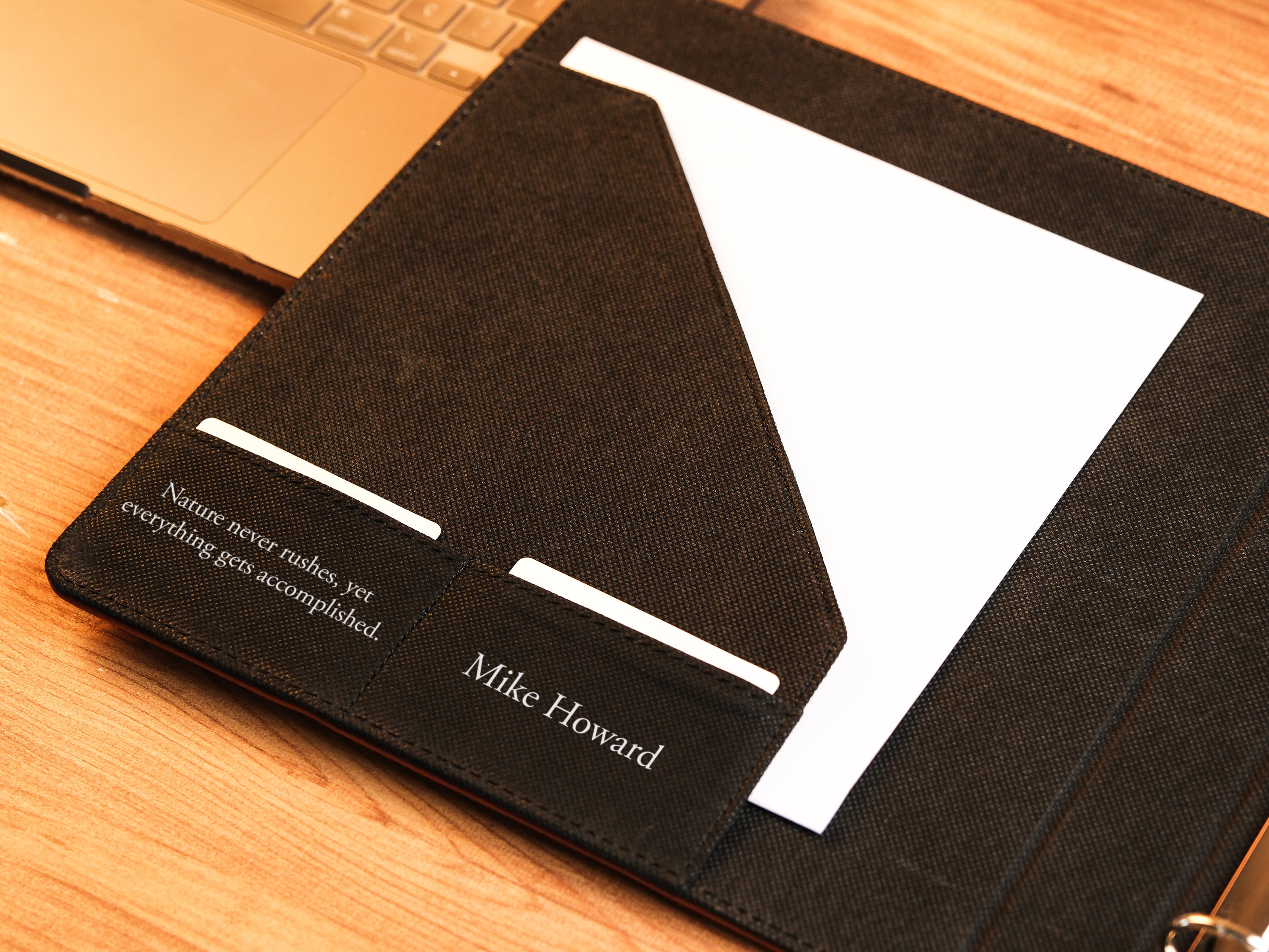 Custom Company Logo Binder, Personalized Binder, Leather Binder, 3-ring ...