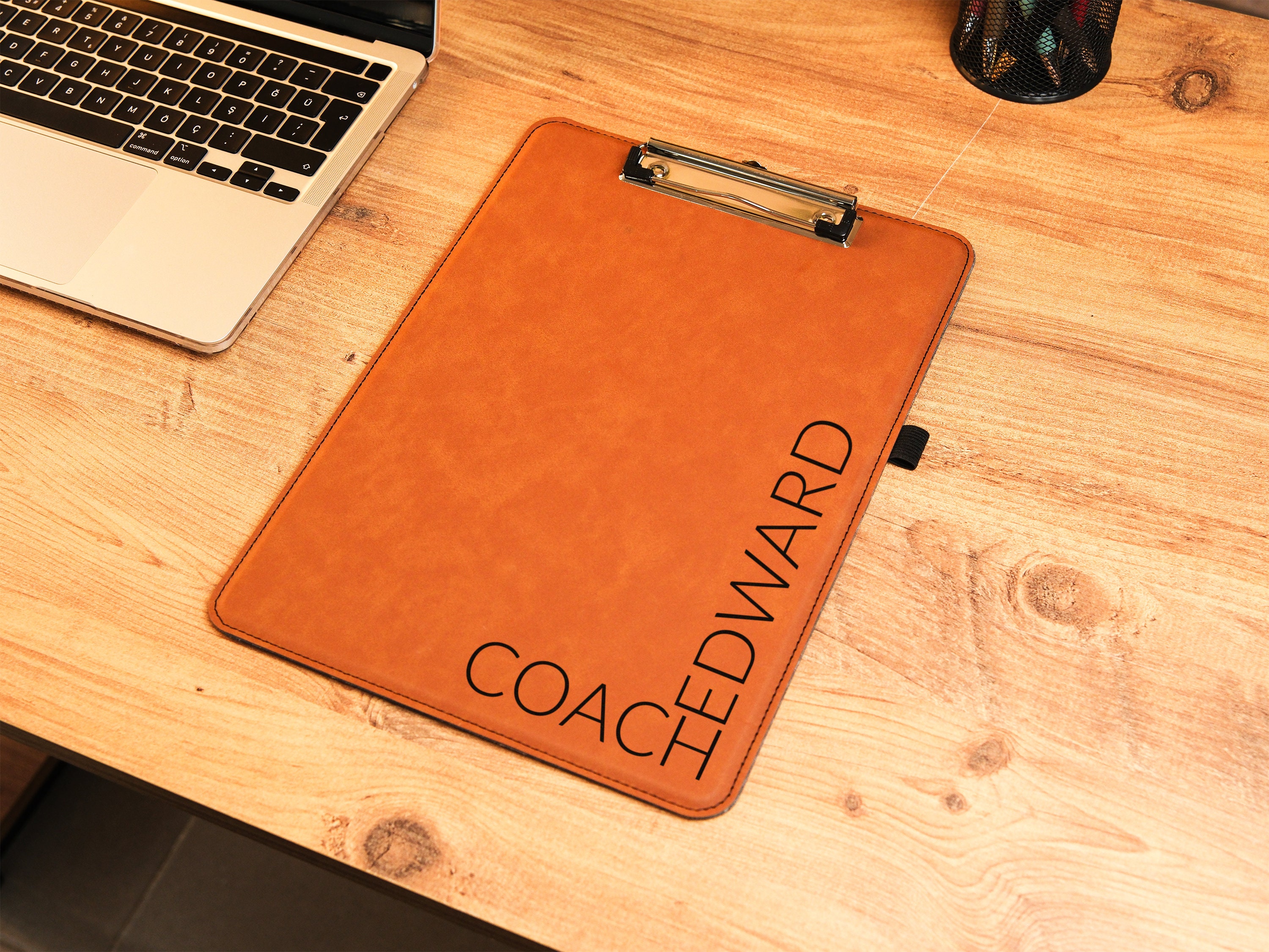 Custom Sports Clipboard, Personalized Leather Clipboard, Leather ...