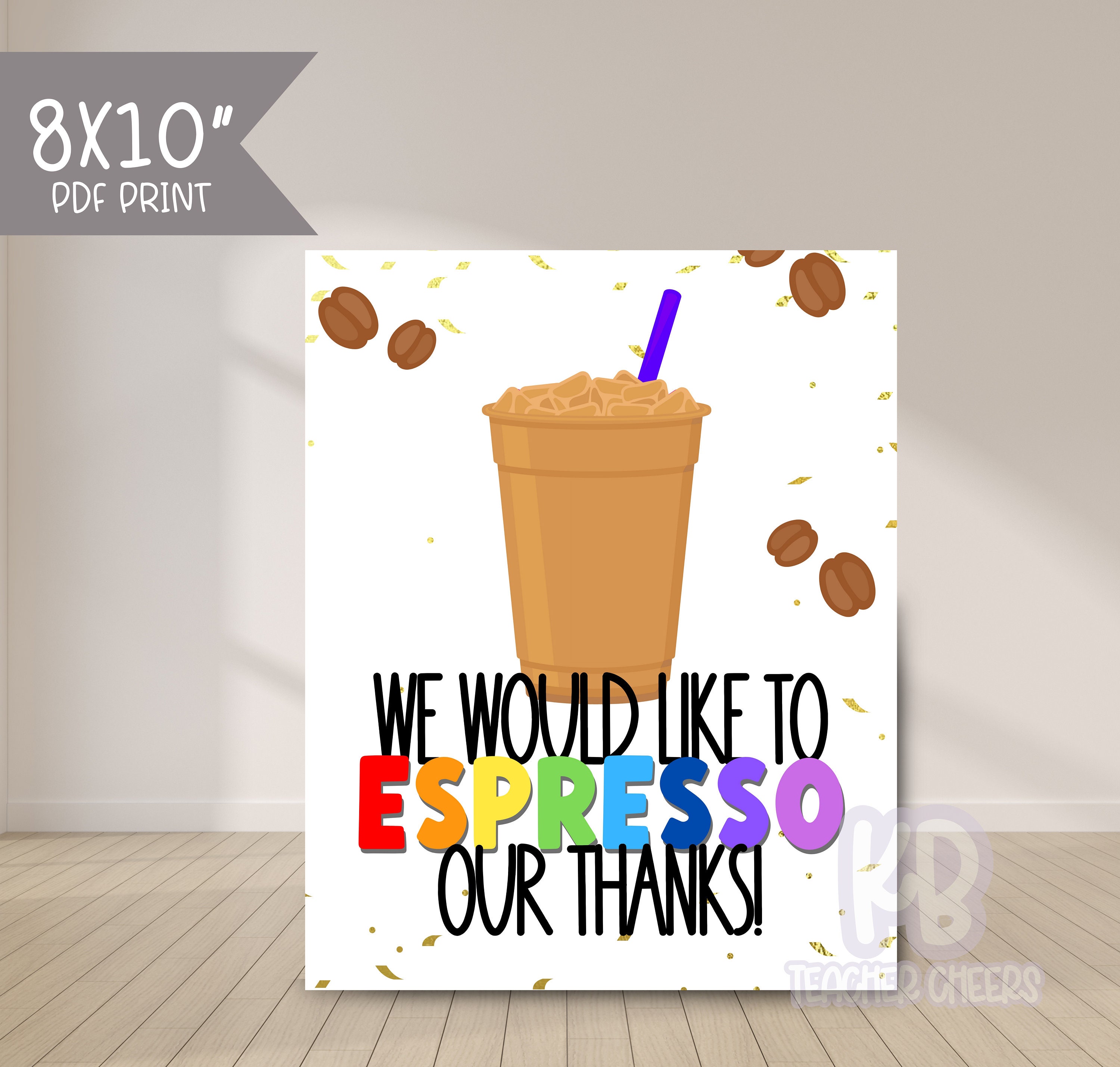 Brunch Teacher Appreciation Printable Bundle - Donut Sign - Gift for ...