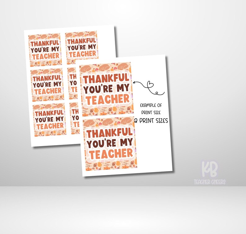 Coffee Teacher Gift Tag | Teacher Appreciation Coffee Tag | Thanks a ...