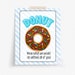 Donut Teacher Appreciation Printable Sign - Instant Download - Gift for ...