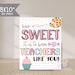 Sweet Treat Teacher Appreciation Sign - Easy Teacher, Staff, Educator ...