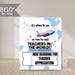 Cute Plane, Travel Theme Teacher Appreciation Week Printable Sign ...