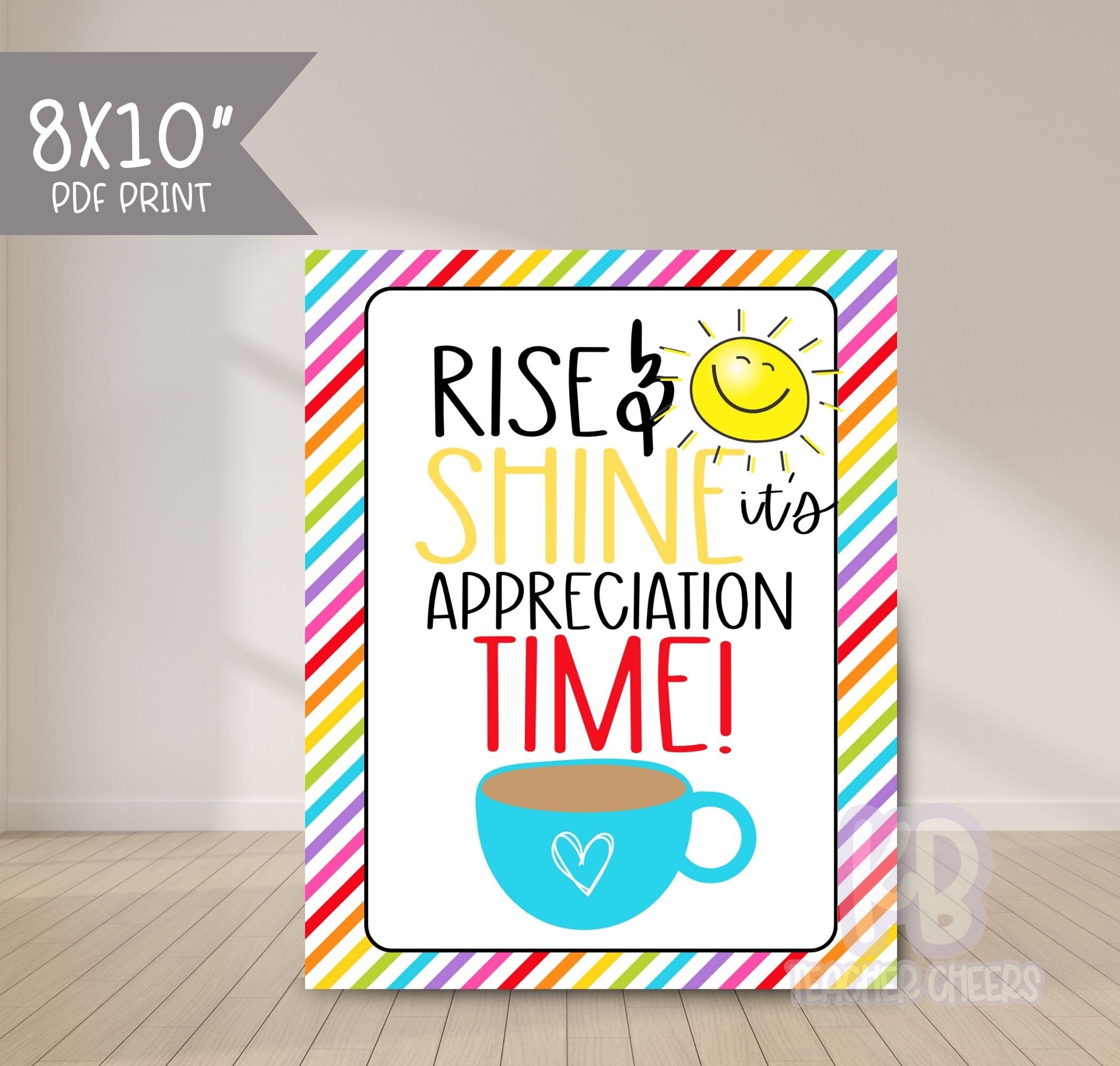 Teacher Appreciation Printable Bundle Instant Download - 15 Treat Signs ...