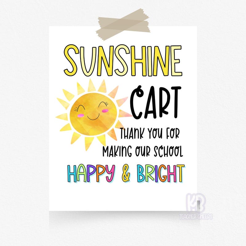 Teacher Appreciation Snack Cart - Etsy
