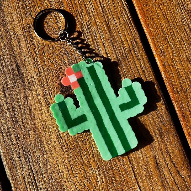 Perler Bead Keychain - Etsy