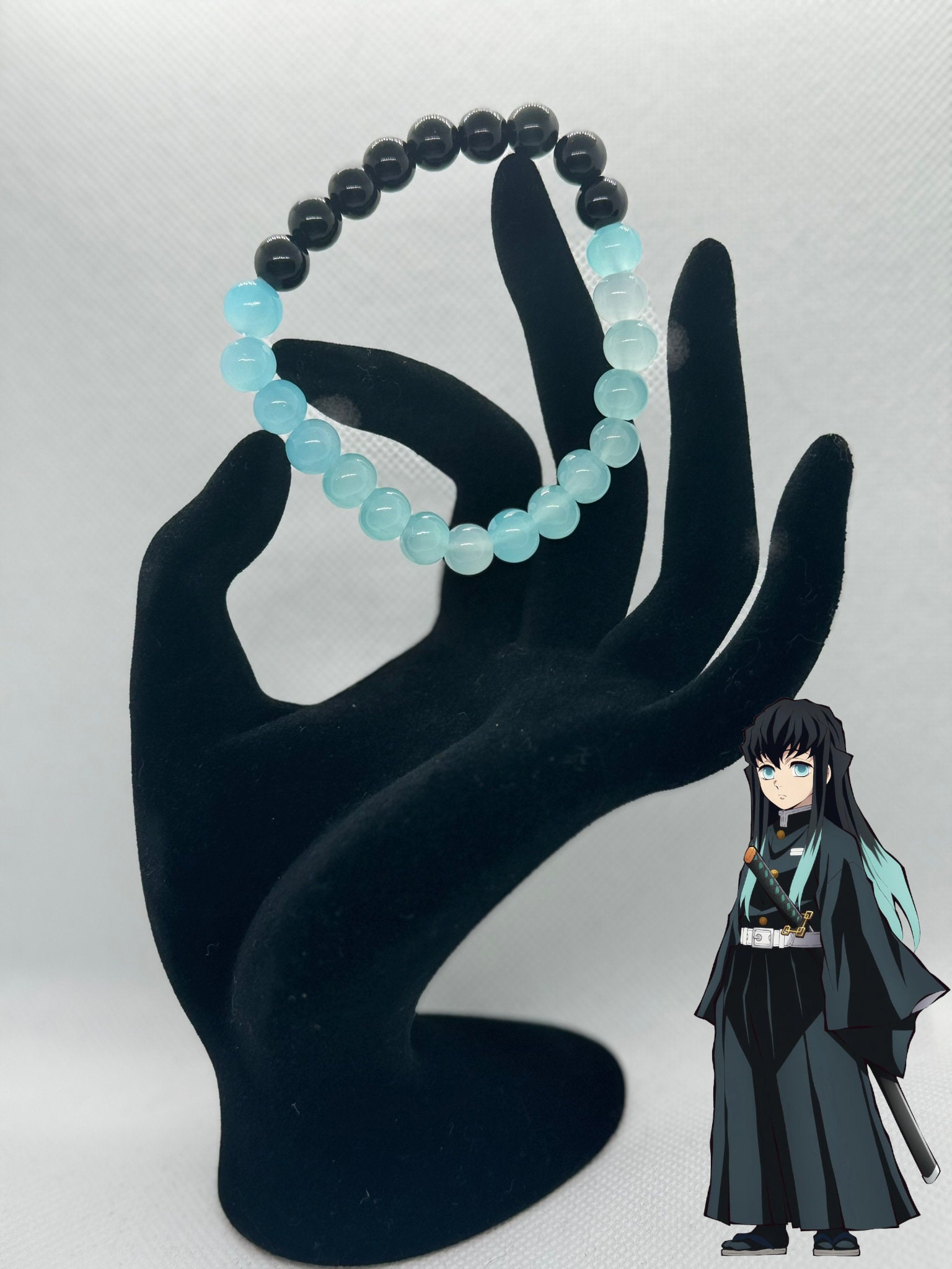 Hashira Muichiro mist Inspired Bracelet - Etsy